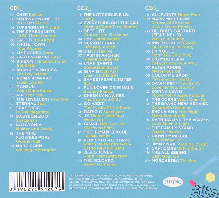 The Collection 90s: The Ultimate 90s Anthems - Various Artists (3CD) на ...